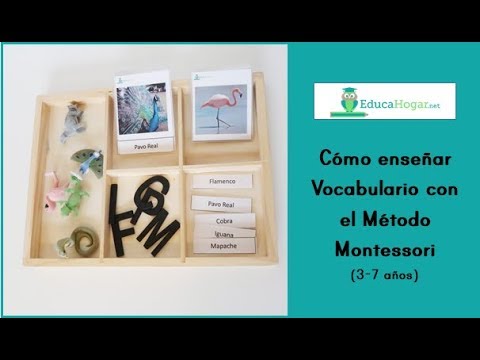 Lenguaje y vocabulario en el Método Montessori - TUTORIAL (3-7 años ...