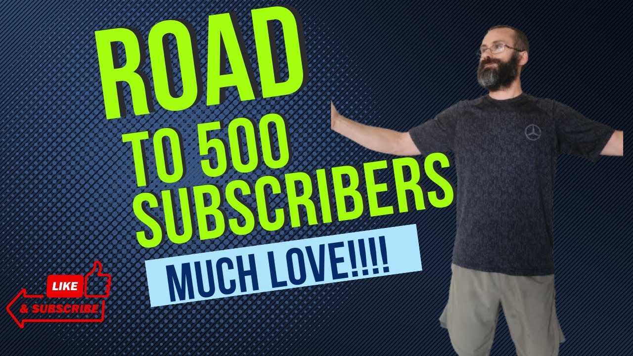 Road to 500 Subscribers. - YouTube