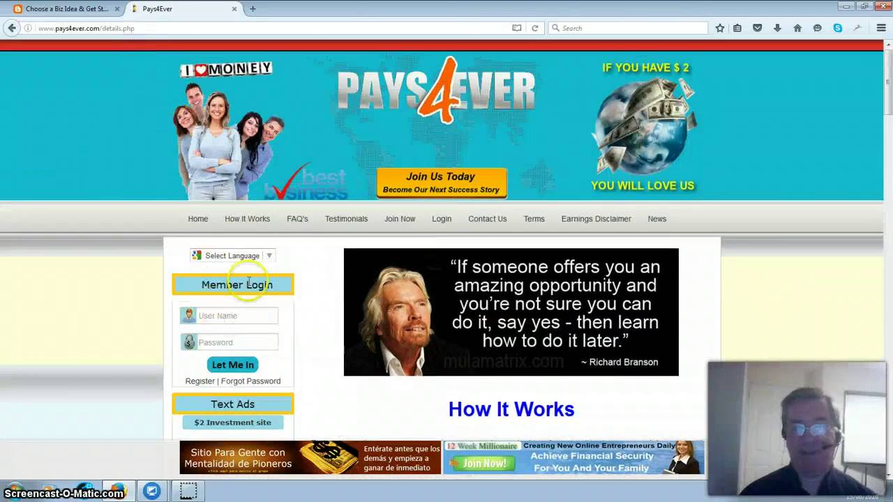 Pays4ever Review - make money online 2017 turn your $2 into $18,384 ...