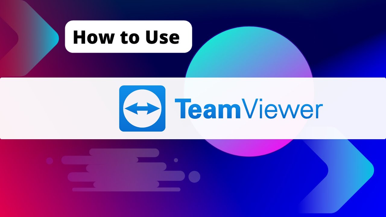How to Use TeamViewer - Your Complete Guide Part 1 - YouTube