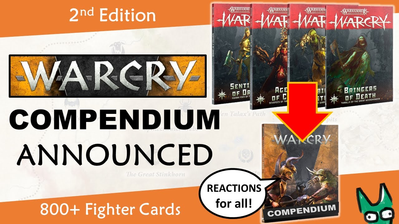 Warcry Compendium Announced! Charge existing warbands into 2nd Edition with this chunky tome ...