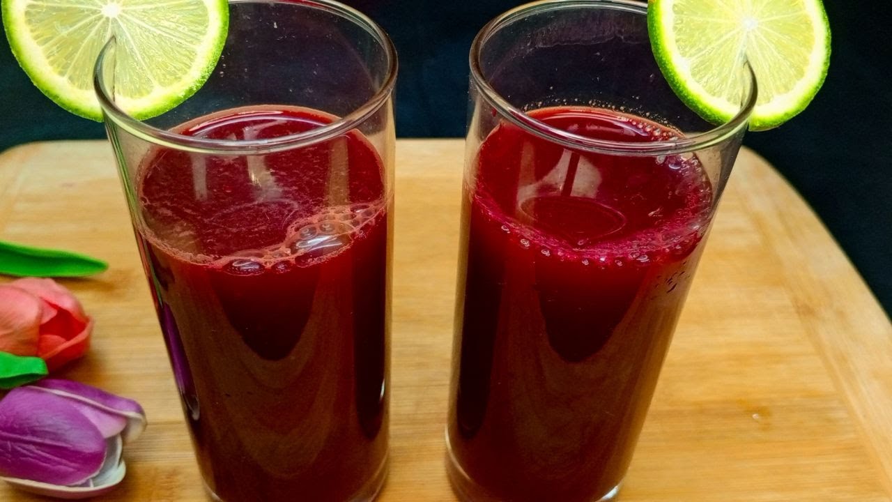 Healthy Beetroot Juice l Beetroot & Carrot Juice recipe. - YouTube