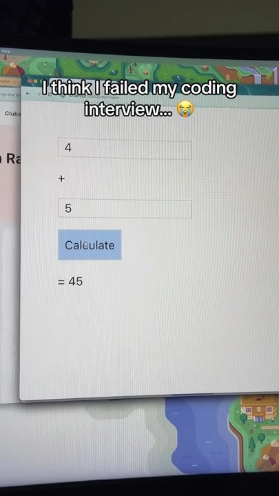 I failed my coding interview… - YouTube