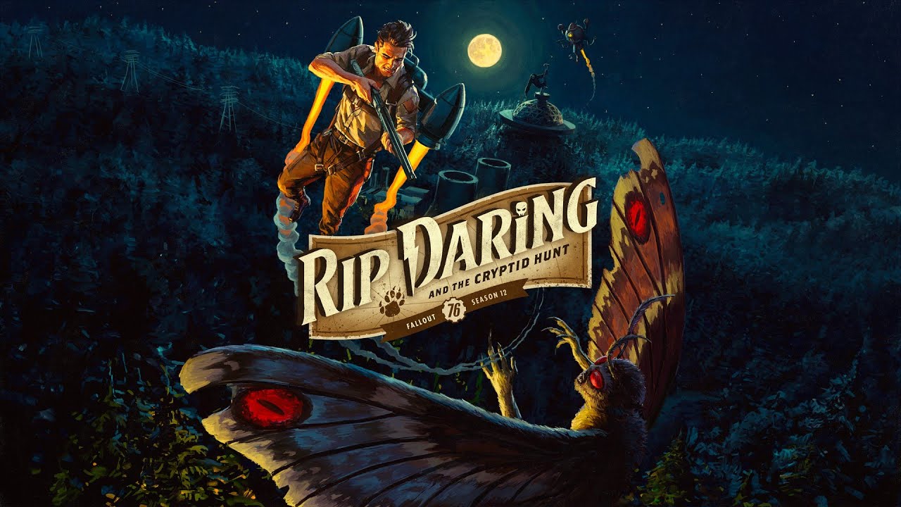 Fallout 76 - Season 12: Rip Daring and the Cryptid Hunt - in game ...