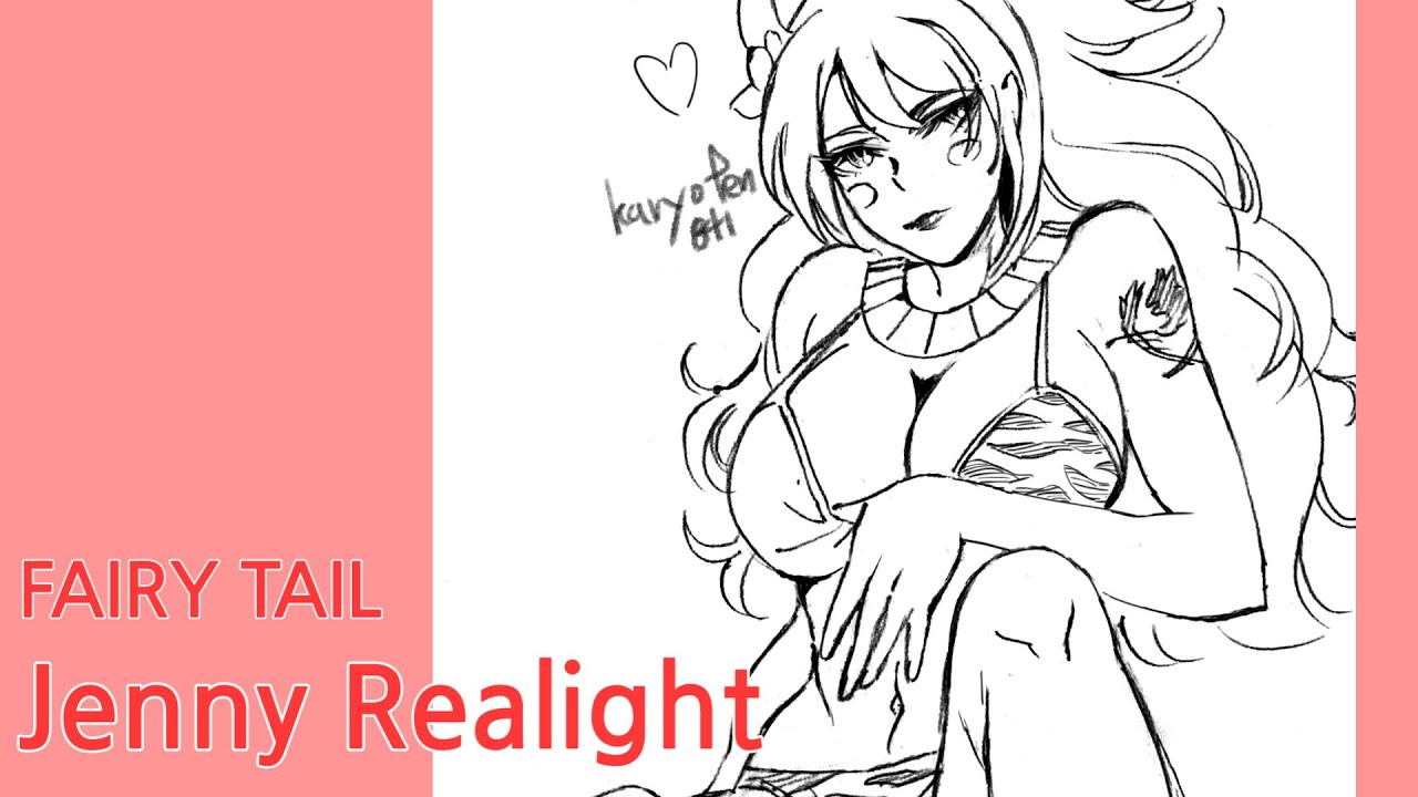 drawing Fairy Tale Jenny Realight - YouTube