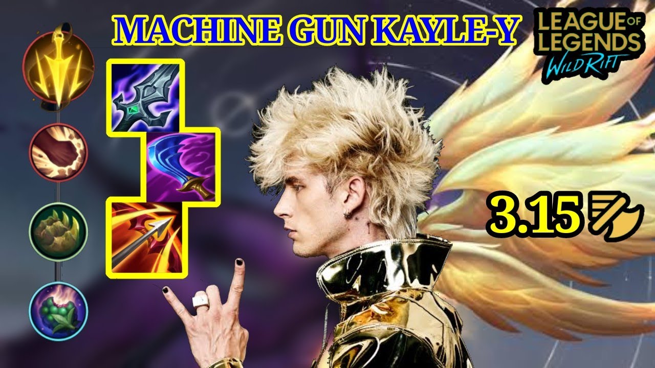 On Hit AoE Kayle Machine Gun Build! MAX ATTACKSPEED! | Kayle Bot Lane ADC Wild Rift - YouTube