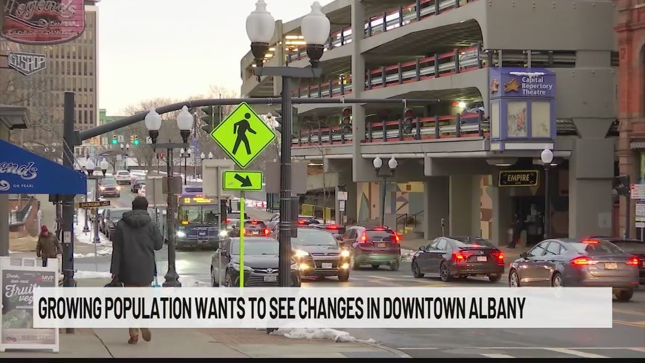 Growing population wants to see changes in Downtown Albany - YouTube