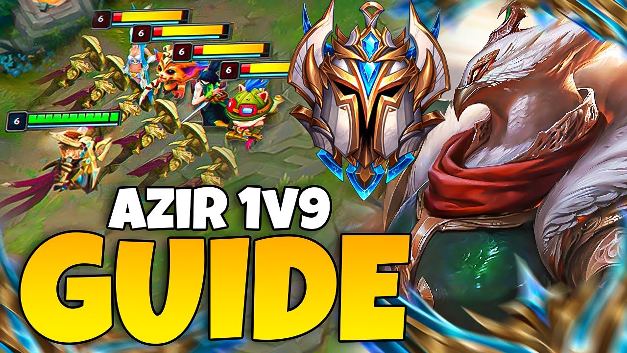 Rank 1 Azir Shows you how to 1v9 carry every game with BEST On-Hit ...