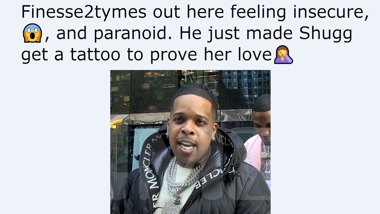 Finesse2tymes out here feeling insecure, 😱, and paranoid. He just made ...