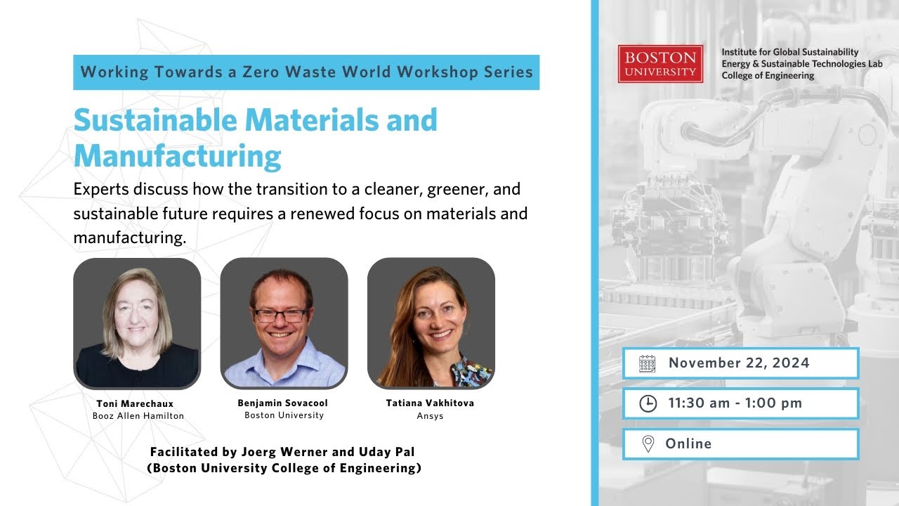 Working Towards a Zero Waste World: Sustainable Materials ...