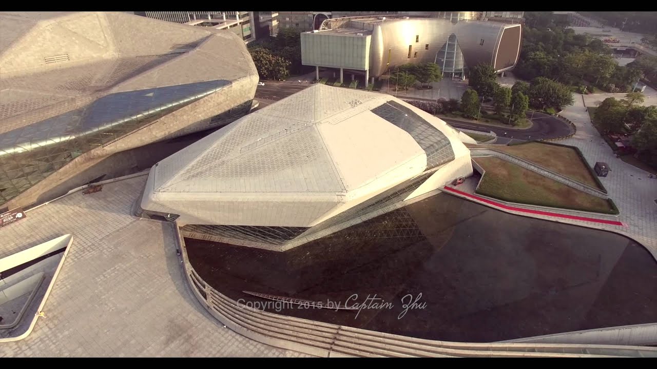 Guangzhou Opera House designed by Zaha Hadid - YouTube