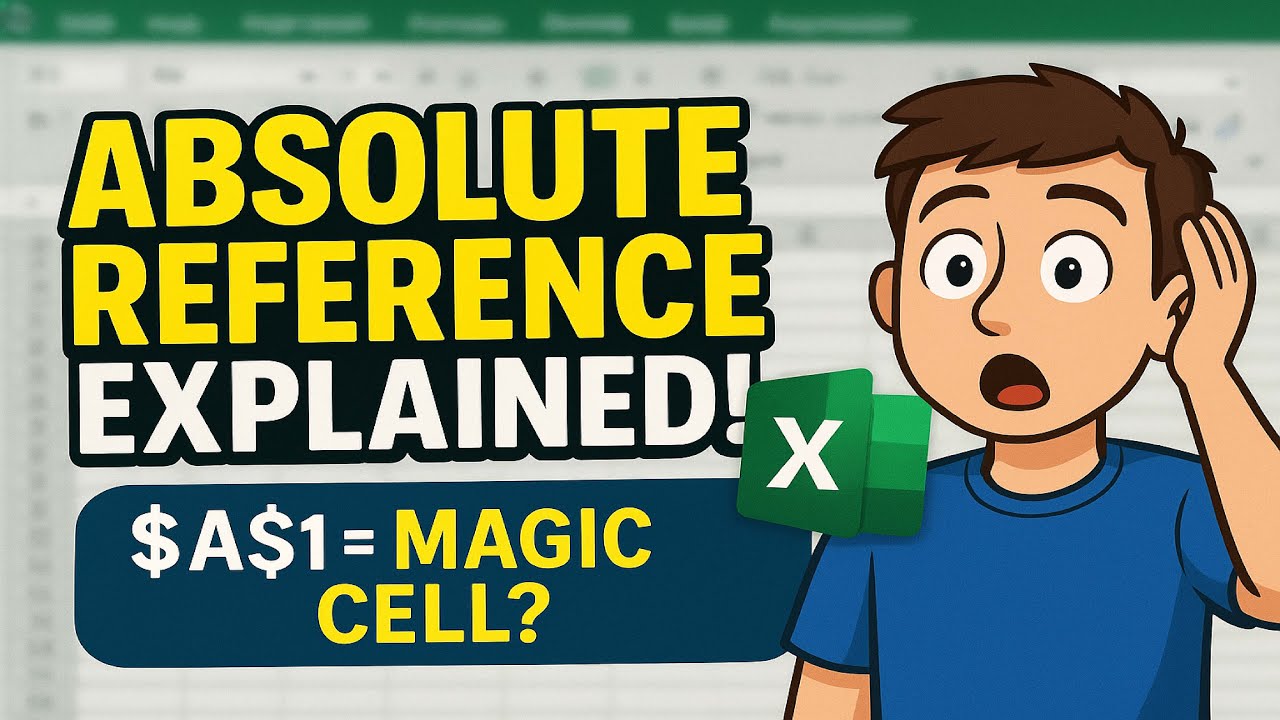 Excel Absolute Reference | $A$1 Magic Cell Formula Guide - YouTube