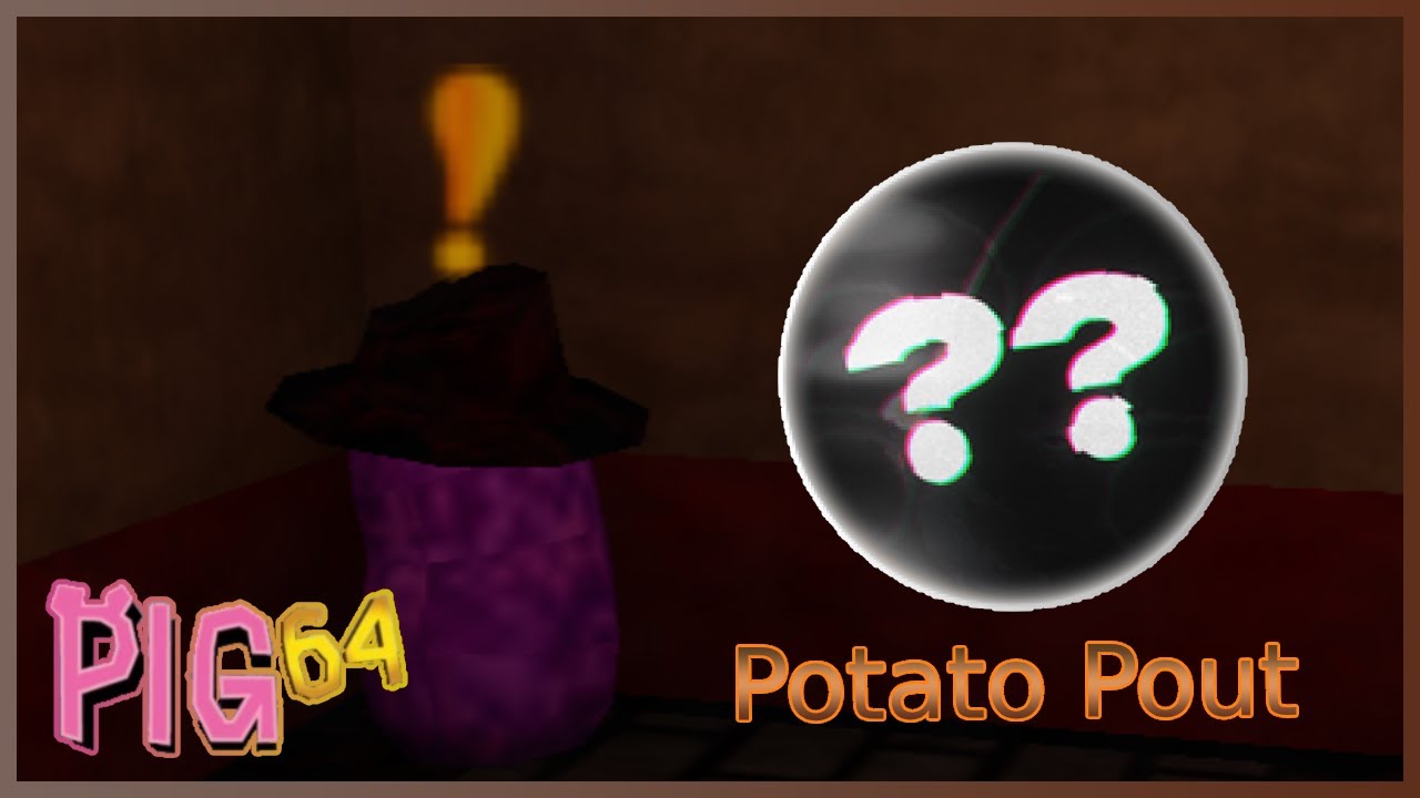 [Roblox] PIG 64 How To Get Potato Pout Badge - YouTube