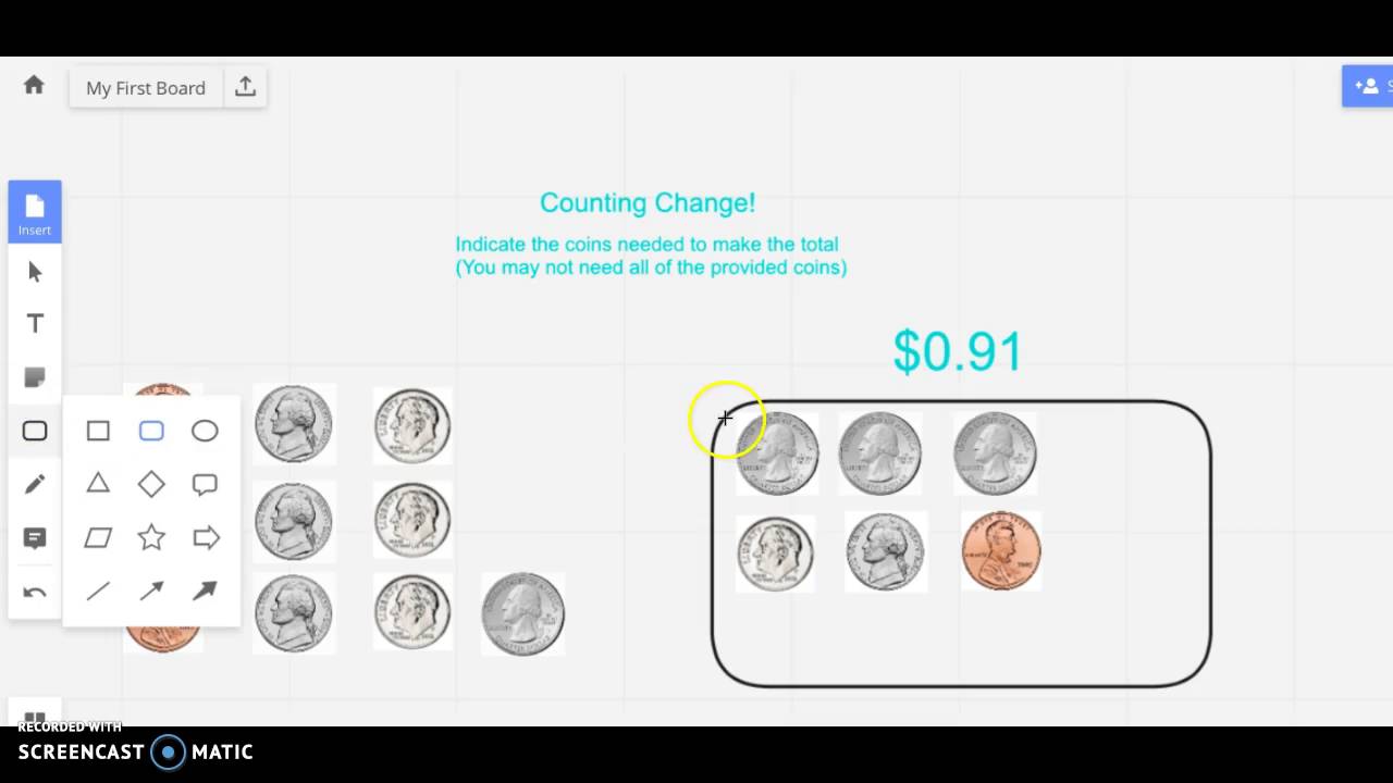 Counting Change Activity YouTube Counting Change Activity YouTube