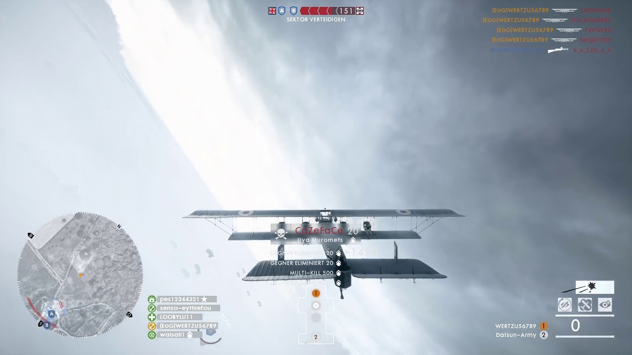Battlefield 1™ Heavy Bomber Ilya-Muromets Kill Compilation - YouTube