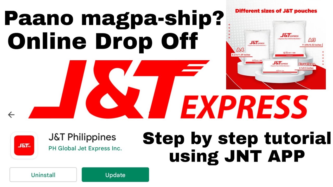 PAANO MAG PA-SHIP SA JNT EXPRESS 2022 •JNT Application tutorial • Tips ...