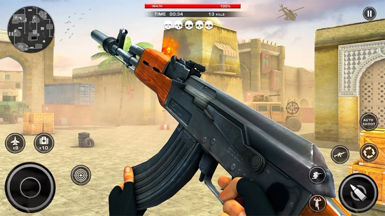 Modern FPS Military Strike – Android GamePlay – FPS Shooting Games ...