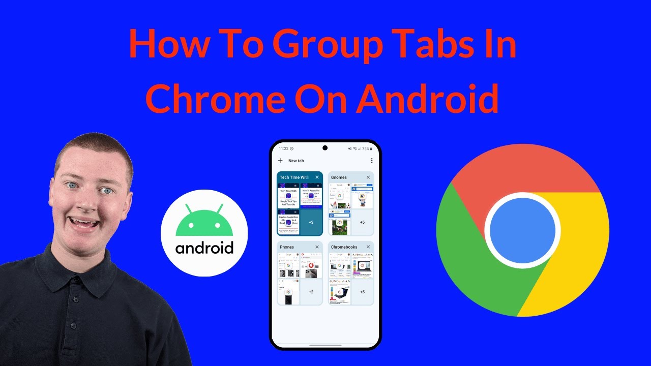 How To Group Tabs In Chrome On Android - YouTube