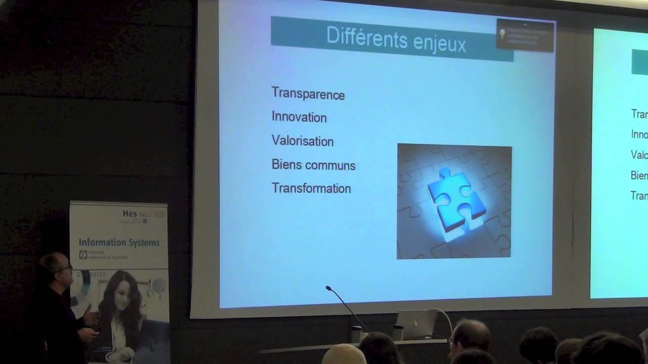 Ouverture des données publiques: à chacun ses enjeux - Patrick Genoud ...