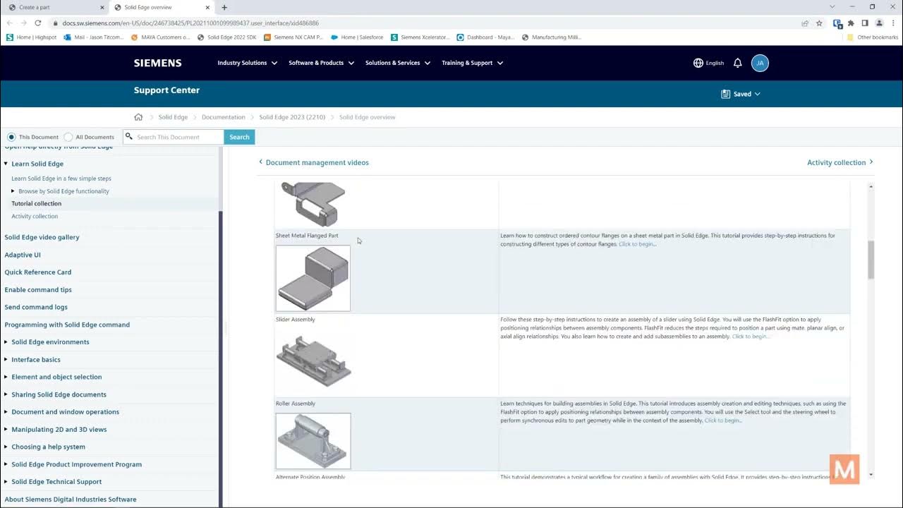 Solid Edge Tutorials Youtube