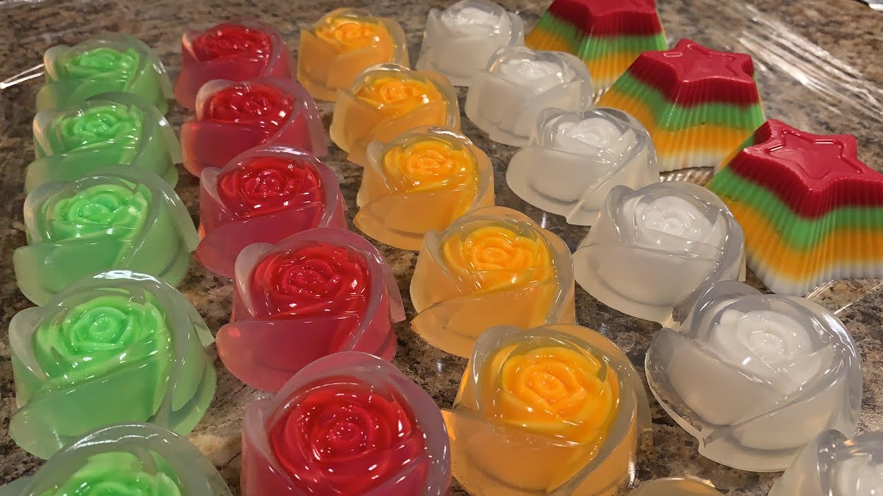 How To Make a SPECIAL CLEAR ROSES JELLO For Father’s Day🌹Qhia Ua PAJ ...