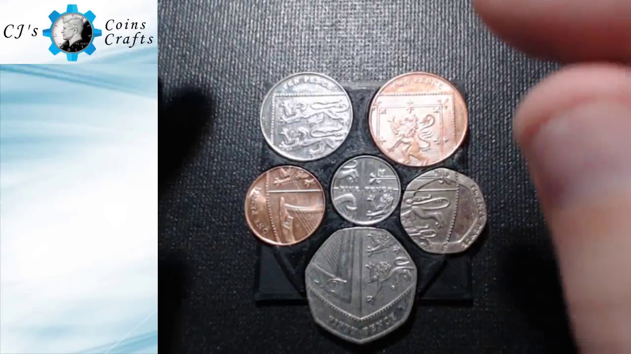 UK Coin Shield 3D Print | CJs Coins & Crafts - YouTube