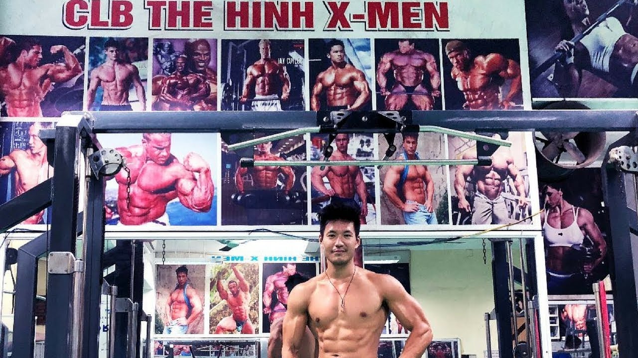 Full Gym Workout for an X-Men Body in Vietnam - Vegan Vlog Episode 16 ...