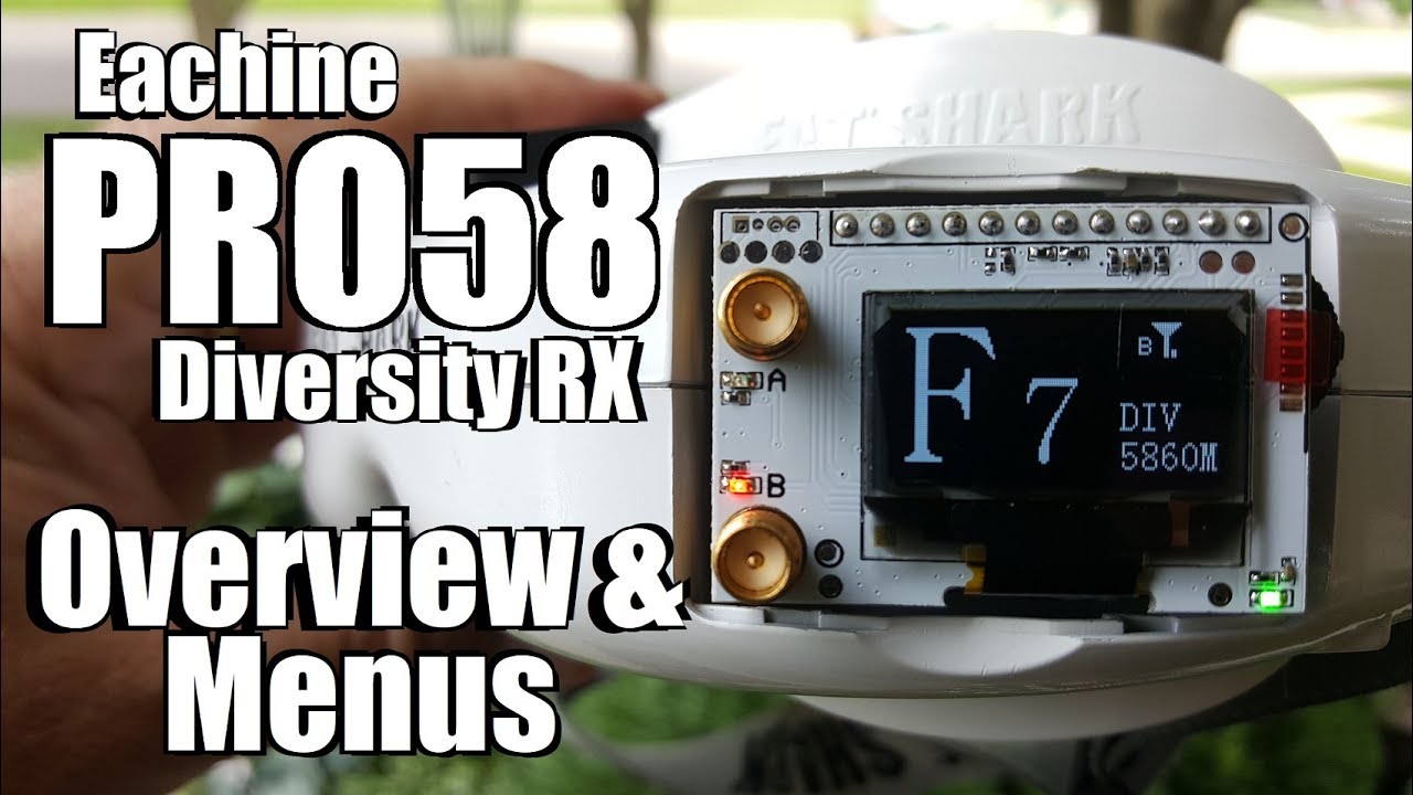 Eachine PRO58 Overview & Menus from Banggood - YouTube