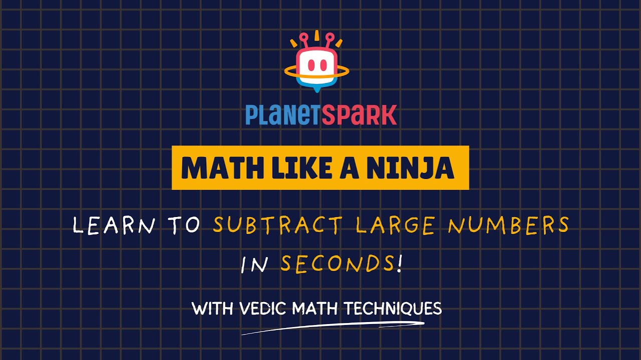 Subtract Large Numbers in Seconds! Fast Math Trick for Kids - YouTube