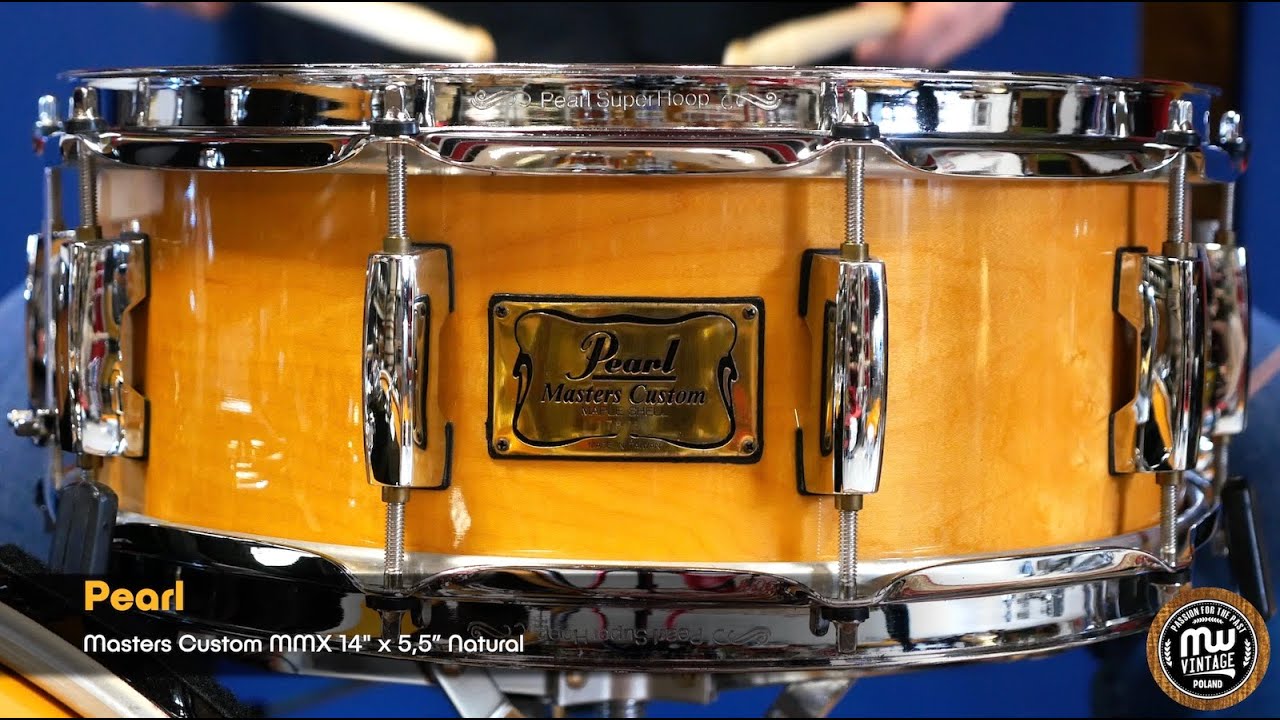 MW-Vintage.pl - Pearl Masters Custom MMX 14" x 5,5" Natural 4K - YouTube