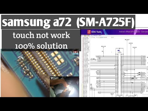 Samsung A72 Touch Screen Not Work (SM-A725F) Just two jumper make - YouTube