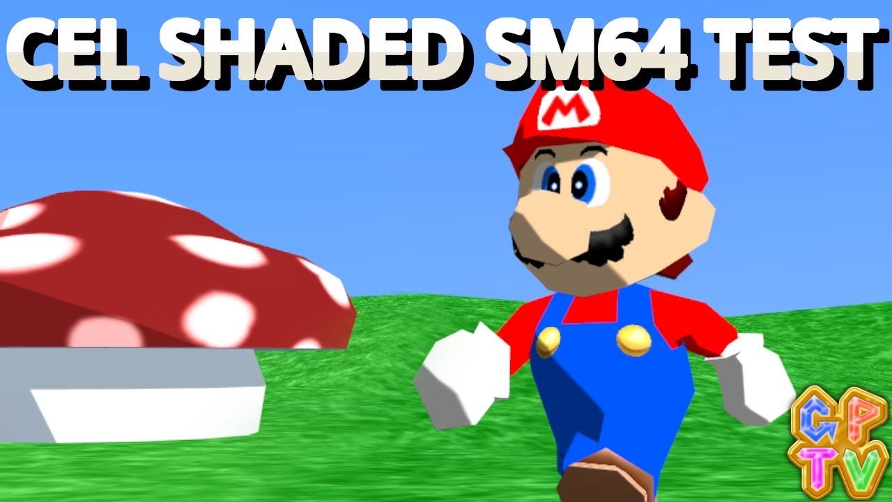 CEL SHADED Mario 64 Test! - ROM Hack - YouTube