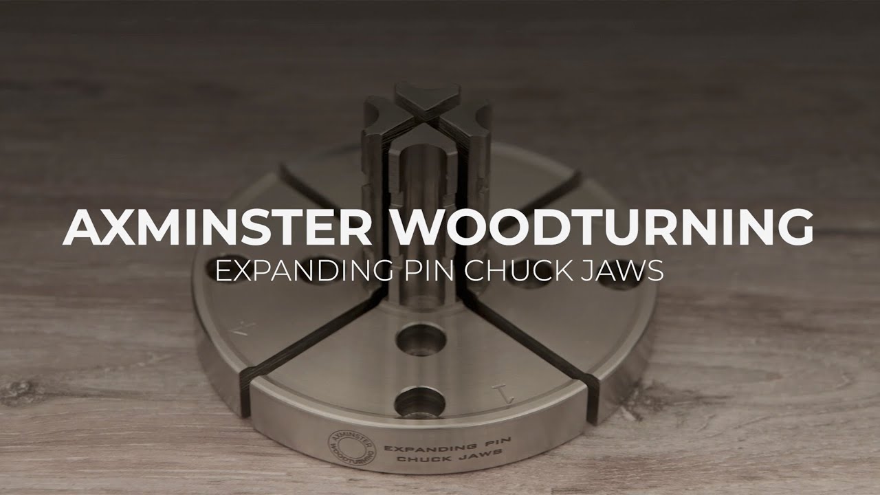 Axminster Woodturning Expanding Pin Chuck Jaws - YouTube