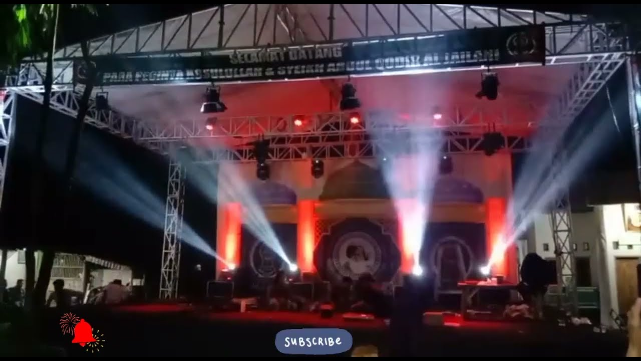 program lighting panggung - YouTube