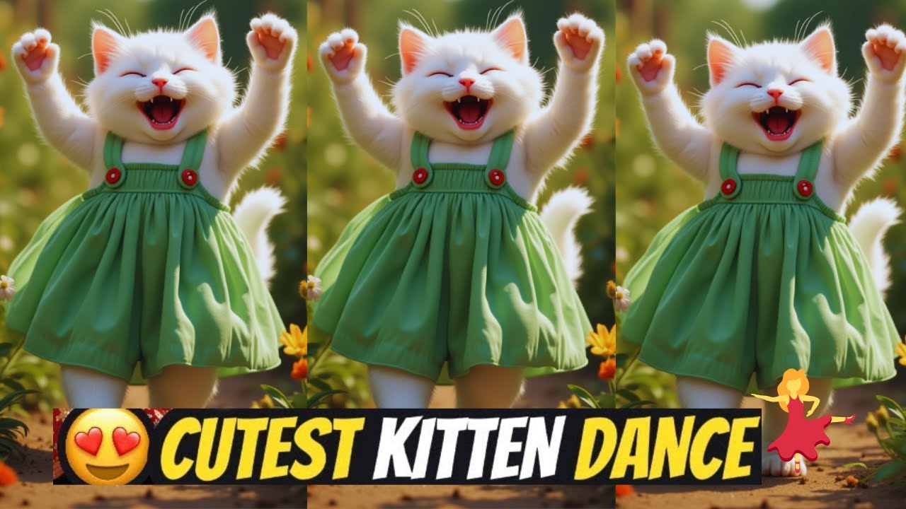 Cute Cat Dancing 💃🐱 Adorable Kitty Moves! 🤩😂 Don’t Miss Out! || #funny ...