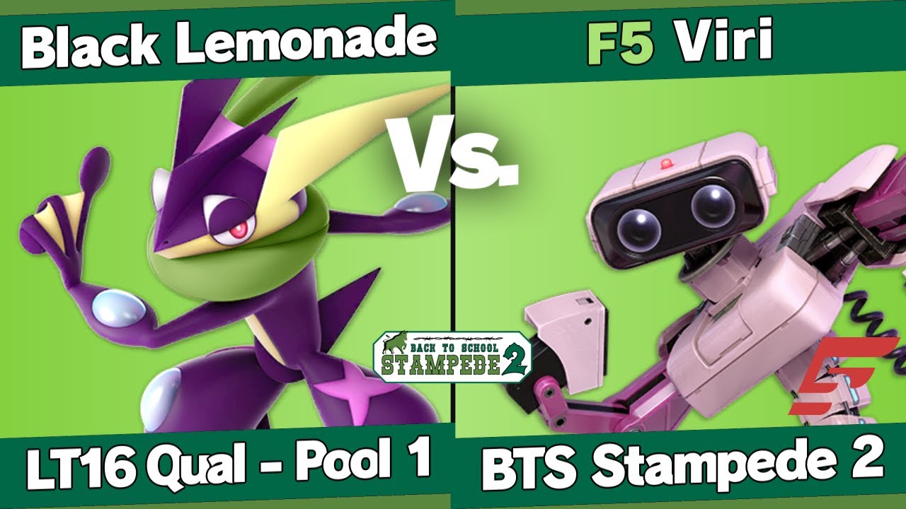 Back to School Stampede 2 - Black Lemonade (Greninja) vs Viri (R.O.B ...