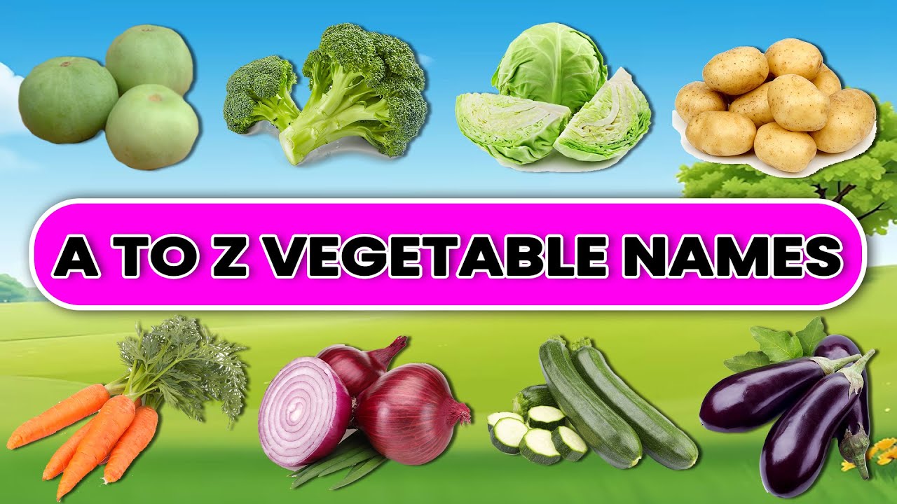 Vegetables List A Z Handmade Bamboo Basket for Fruit Vegetables Basket ...