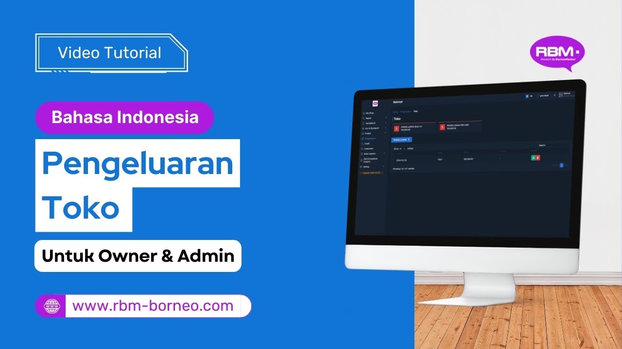 Mengelola Pengeluaran Toko dengan RBM - YouTube