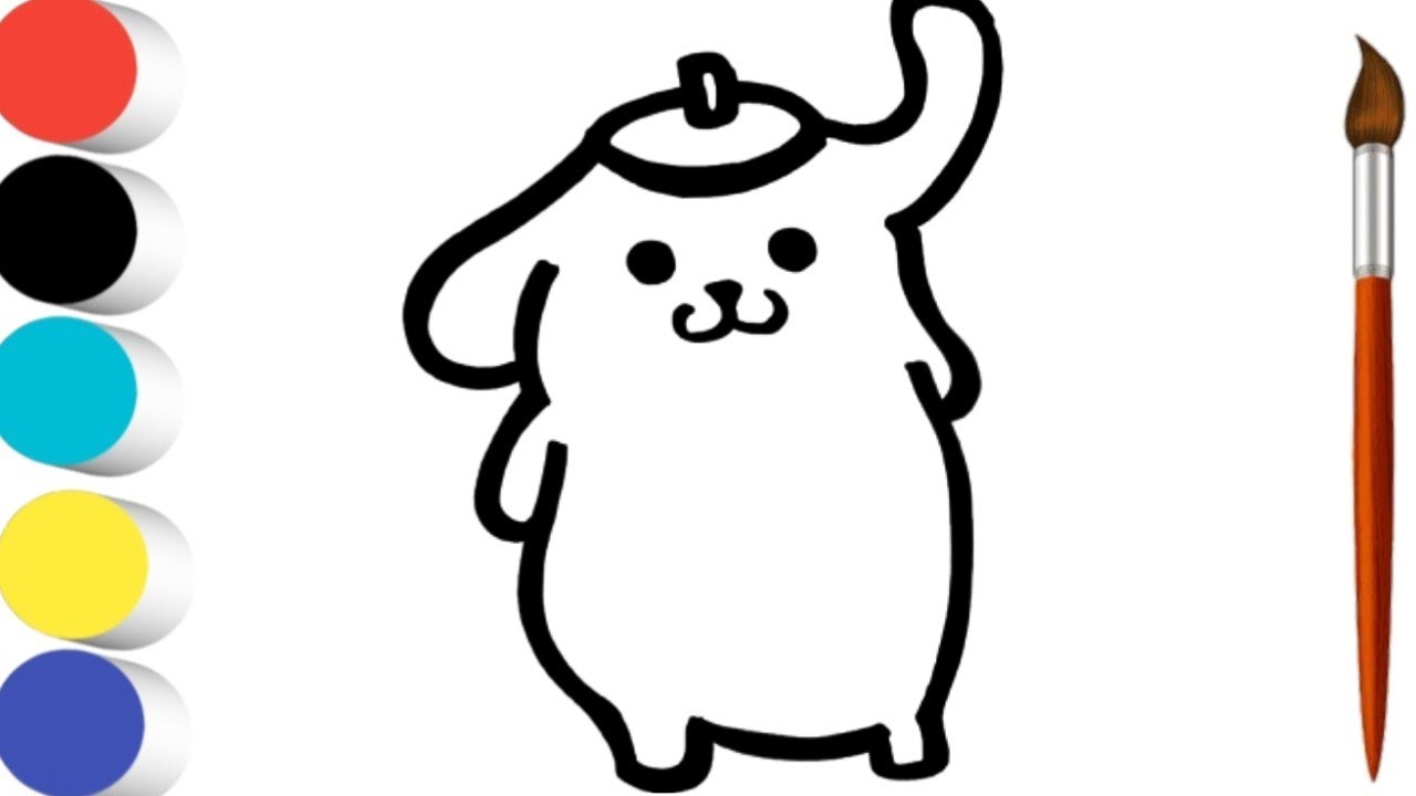 How to Draw PomPomPurin ll Sanrio ll Cute Easy Step by Step Drawing ...