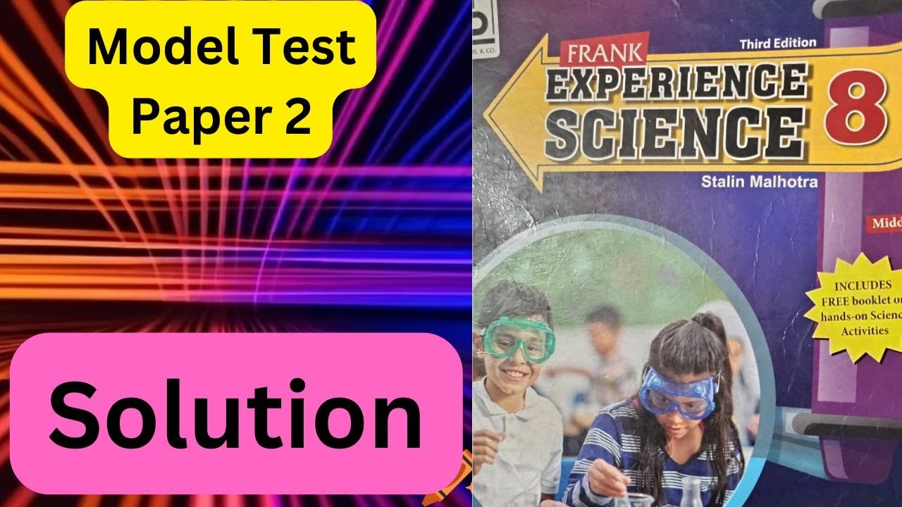 Class 8 Model Test Paper 2 Science Complete solution - YouTube