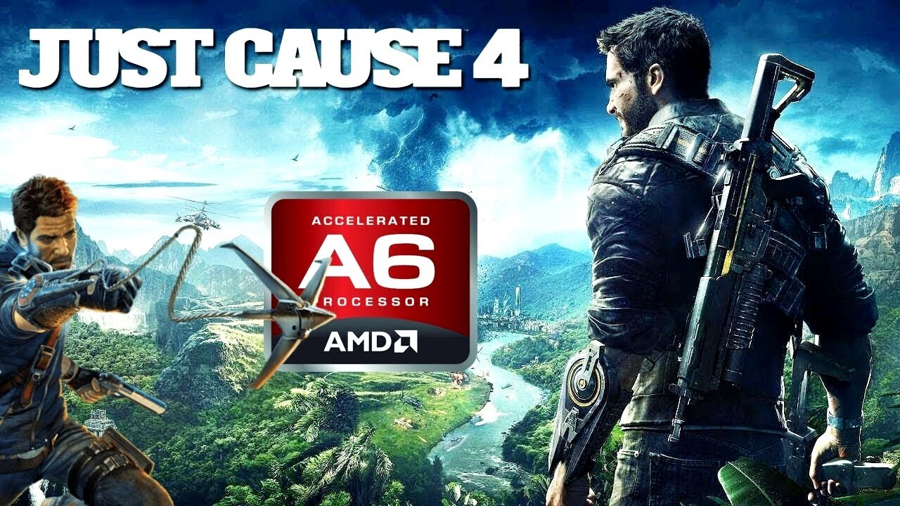 Just Cause 4 (AMD A6, Radeon R4 Graphics) Low End PC (512MB) - YouTube