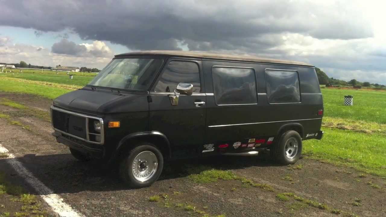 Chevy G20 355ci SBC Drag Race Van - Test and Race - YouTube