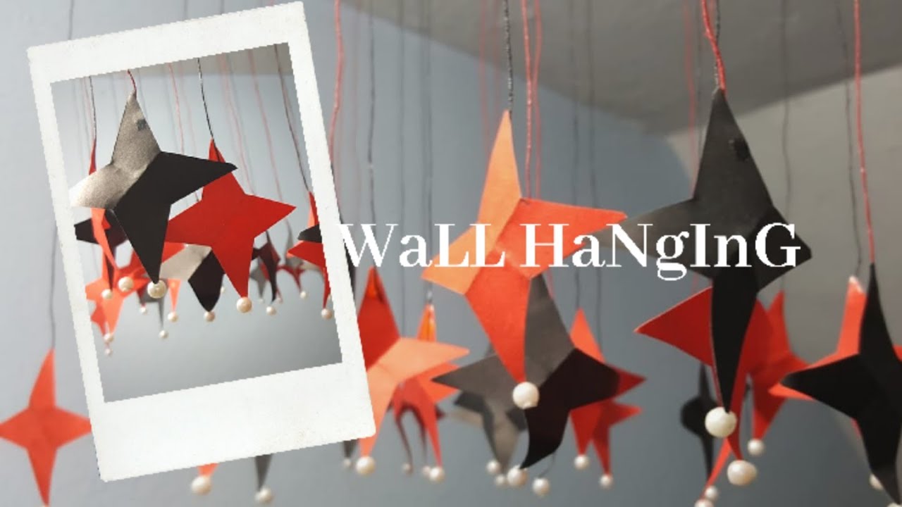 Wall Hanging | paper craft | DIY Star | ThE Art BoXx | - YouTube