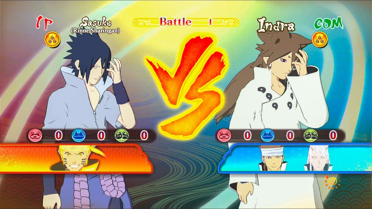 Sasuke (Rinne Sharingan) vs Indra || Boruto Ultimate Ninja Storm PS3 ...