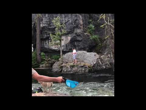 Fishing at Como lake in Hamilton Montana - YouTube