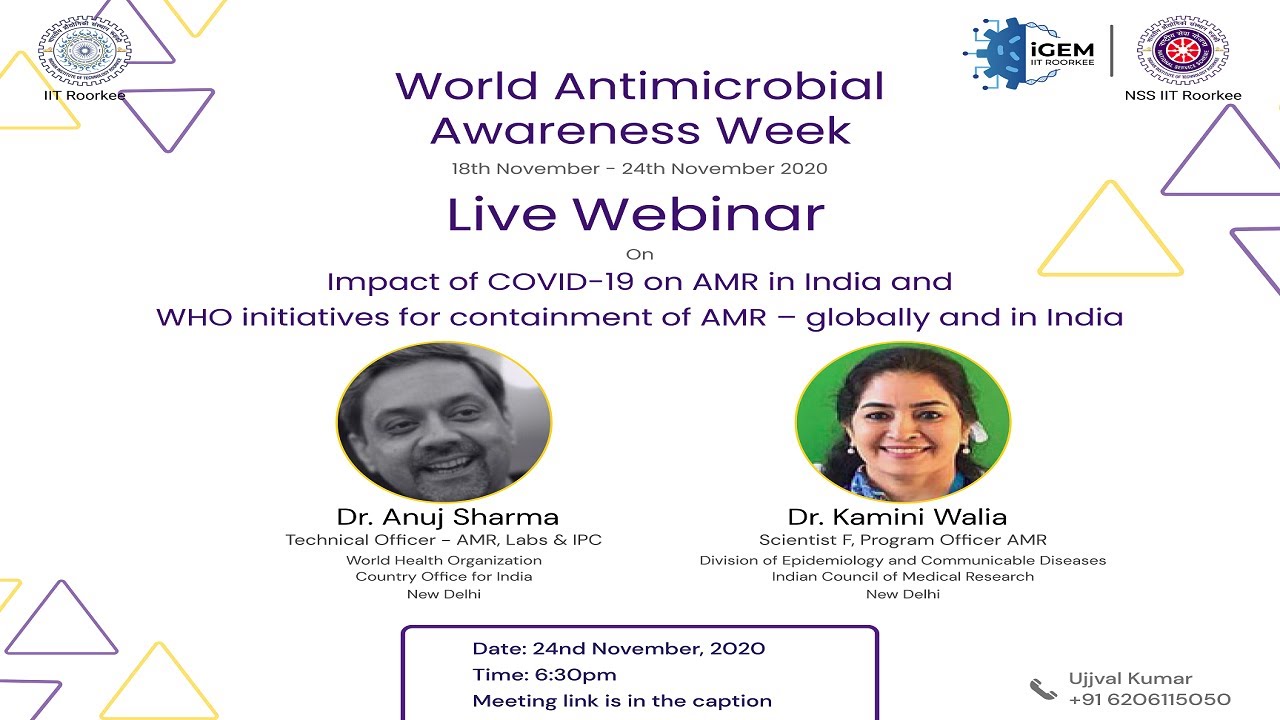 Impact of COVID-19 on AMR in India and WHO initiatives for containment ...