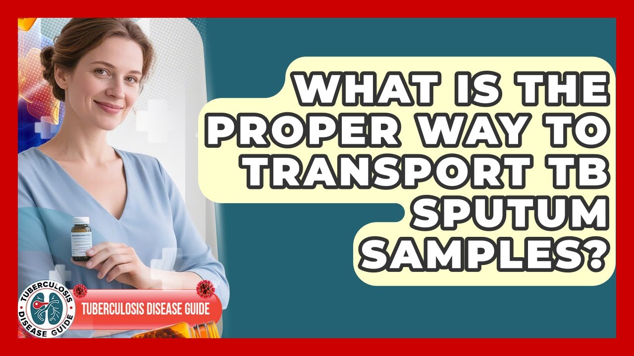 What Is The Proper Way To Transport TB Sputum Samples? - Tuberculosis ...