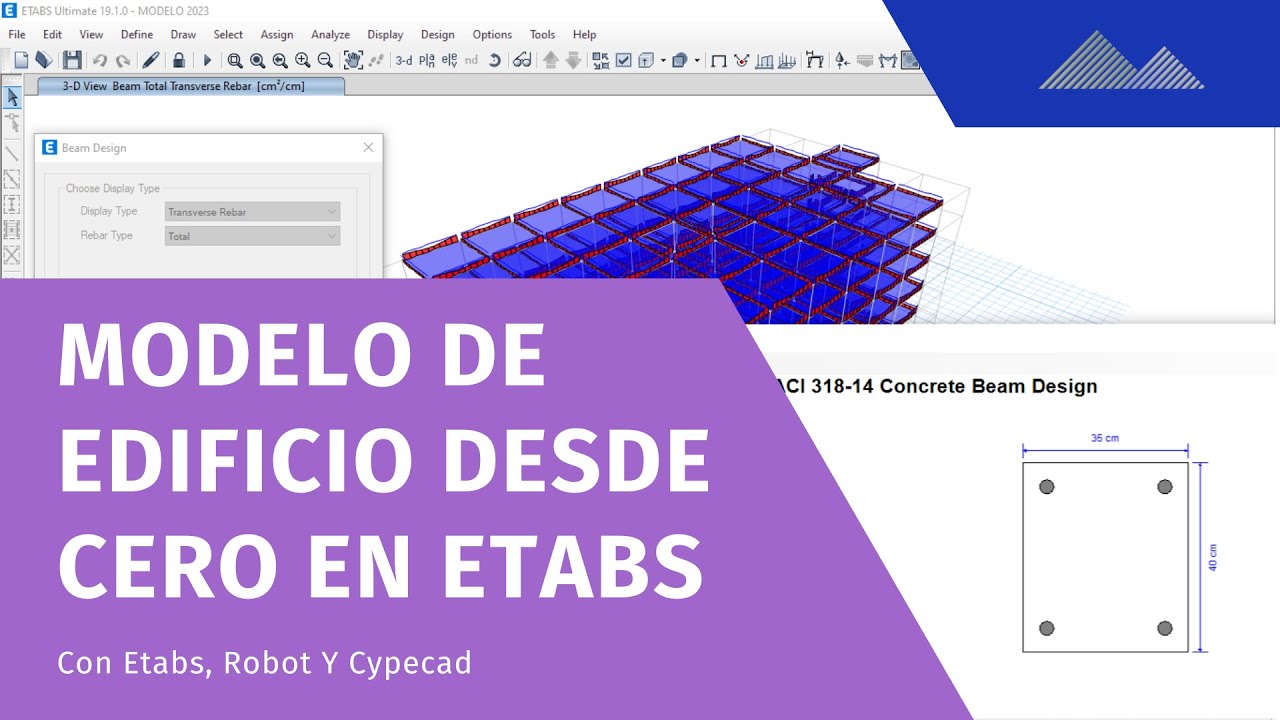 ETABS. Modelo edificio desde cero - YouTube
