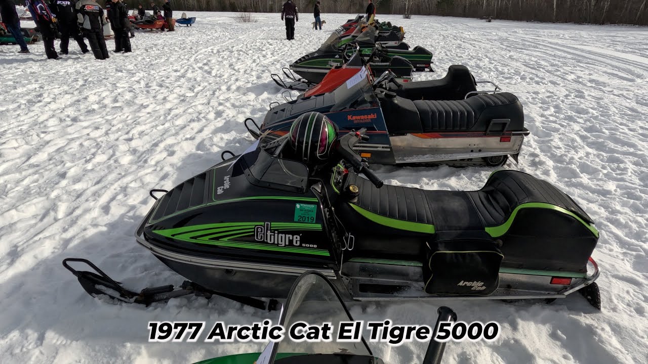 1977 Arctic Cat El Tigre 5000 Snowmobile - YouTube