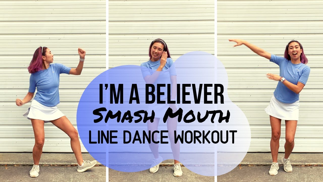 I'm a Believer | Line / Step Cardio Dance Workout - YouTube